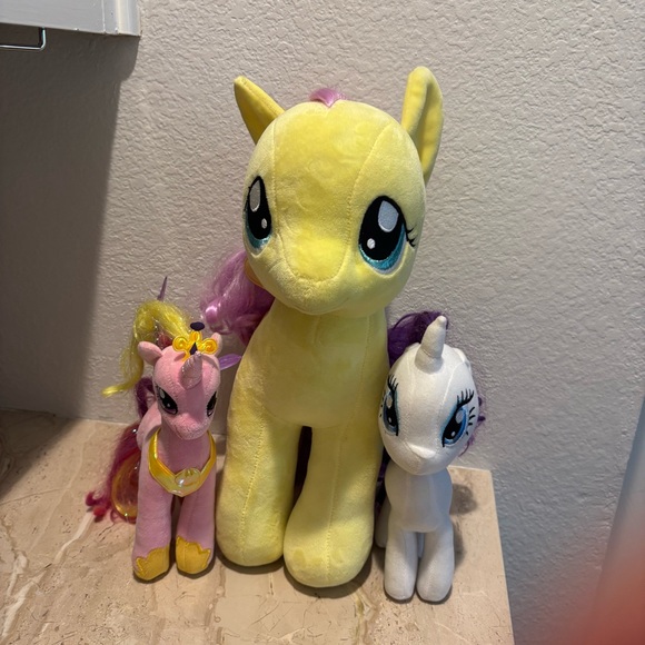 My Little Pony | Toys | My Little Pony Set Of 3 Plush Ty Toy Factory 8 ...